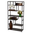 Household Essentials Faux Concrete Slate 6-Shelf Bookcase - Walmart.com