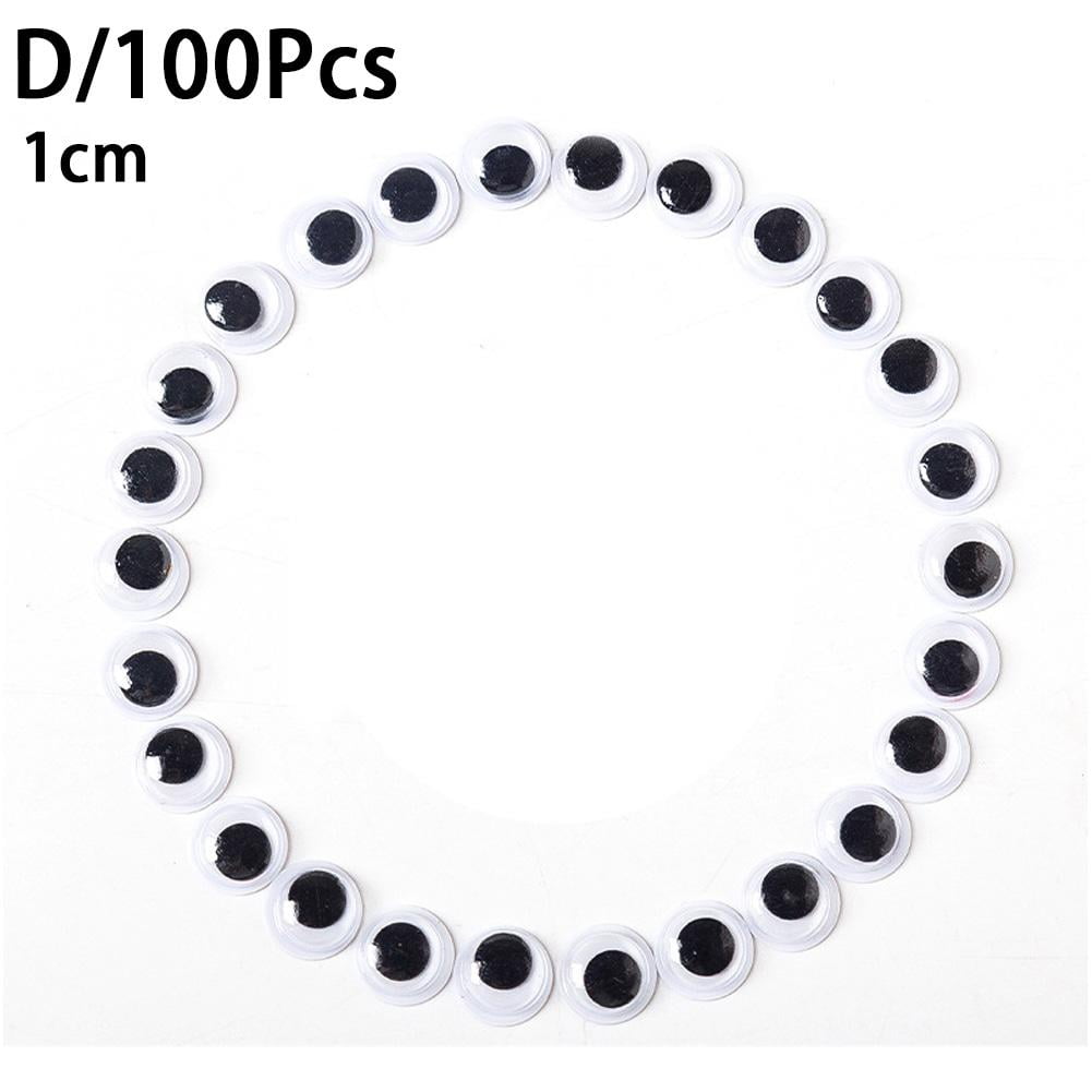 100 Self Adhesive Googly Eyes Stick On Sticky Wobbly Wiggly Craft 6