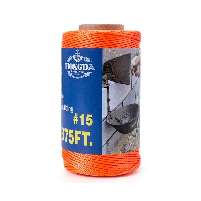 HONGDA Twisted Nylon String, #15 x Mason Line String, Nylon Twine for Masonry Job, Trot Line ...
