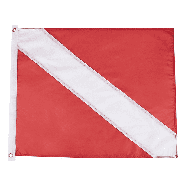 Qtmnekly Scuba Diving Flag Boat Signal Flag Snorkeling Boat Signal ...