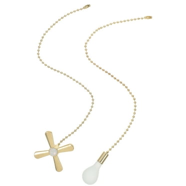 Vintage 2PCS Red Ceiling Fan Pull Chain Pull Chain Light Fixture ...