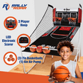 Open Box ESPN 2 Player Hoop Basketball Arcade Game w/ Scoreboard ...