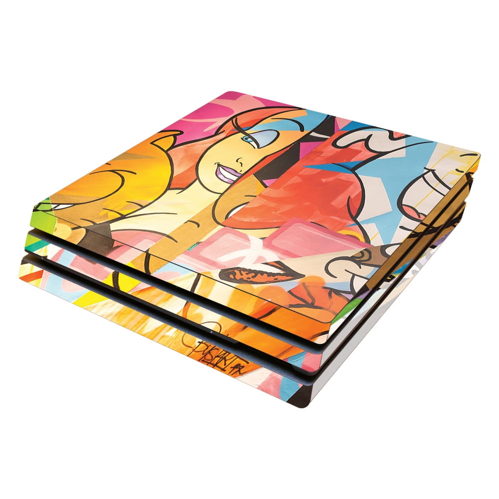 Skin Decal Wrap Compatible With Sony PS4 Pro Console Cartoon Smiles ...