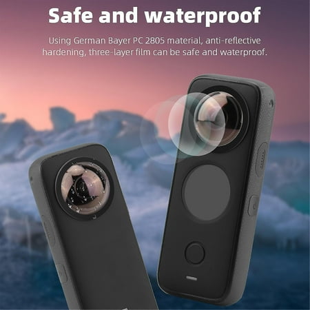 2 Pcs Protective Lens Cover Lens Guard For Insta 360 One X2 | Walmart ...