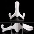 HannLk Plastic Tea Tray Display Stand 6 Inch Tall Showcase Artwork Show ...