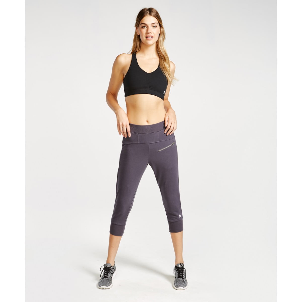 Soffe Girl's Jogger Dance Capri - Walmart.com