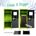 Mini Iron Lockers, Girl Talk Locker with Lock, Functional Safe Box ...