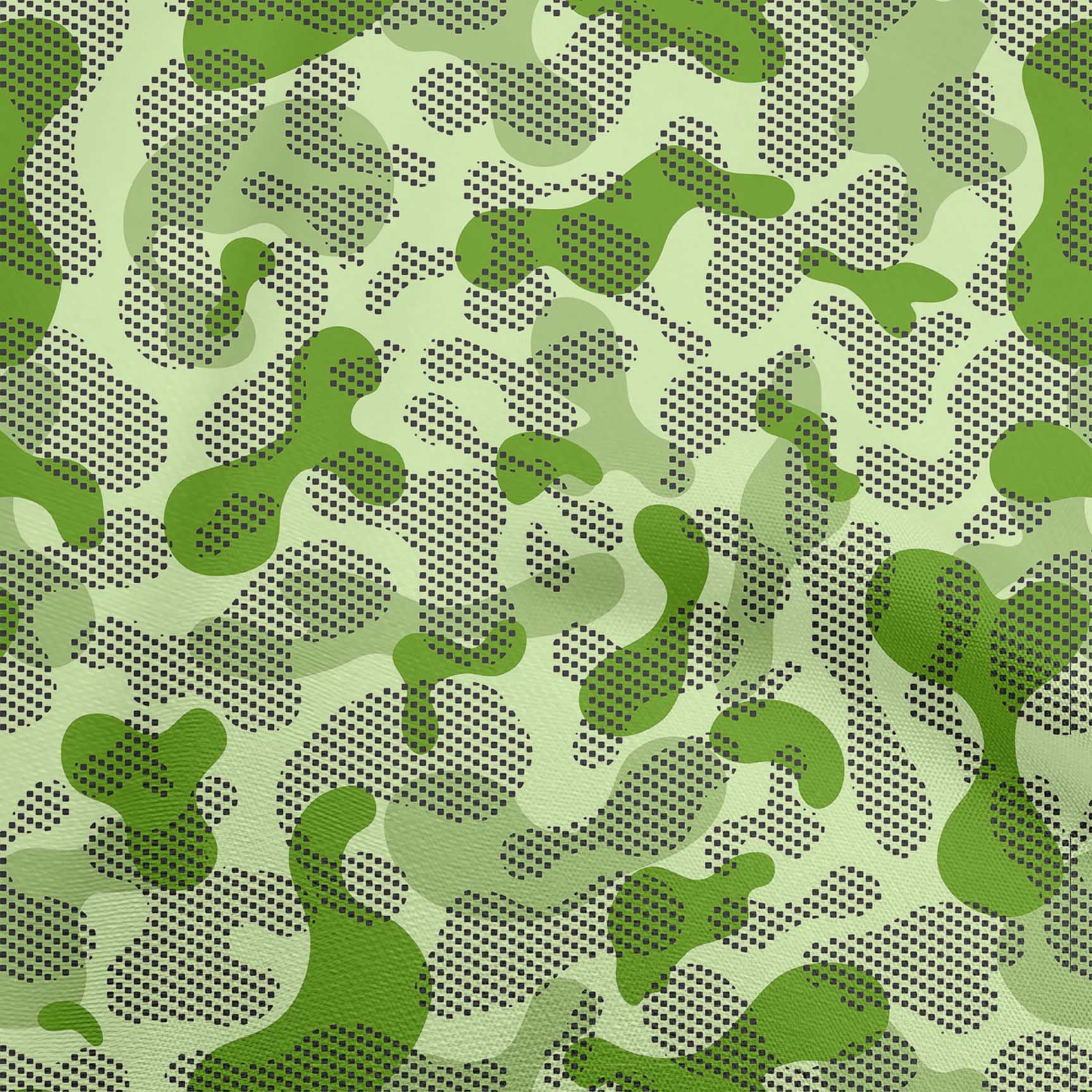 oneOone Cotton Silk Green Fabric Abstract Dress Material Fabric Print ...