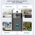 Lizheee Smart Video Wireless WiFi DoorBell IR Visual Camera Record Home ... Lizheee Smart Video Wireless WiFi DoorBell IR Visual Camera Record Home ...