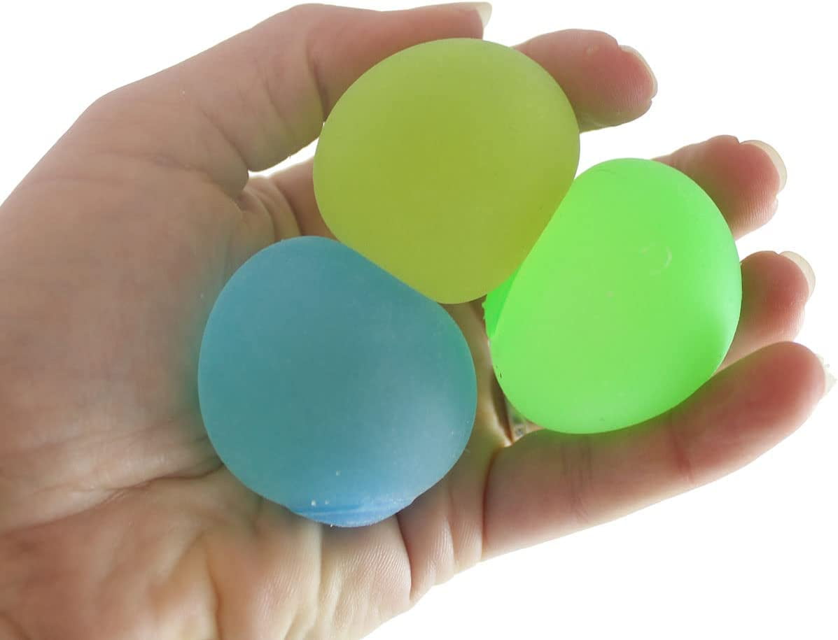 Set of 3 Smaller 1.5" Sugar Balls - Thick Glue/Gel Stretch Ball - Ultra ...