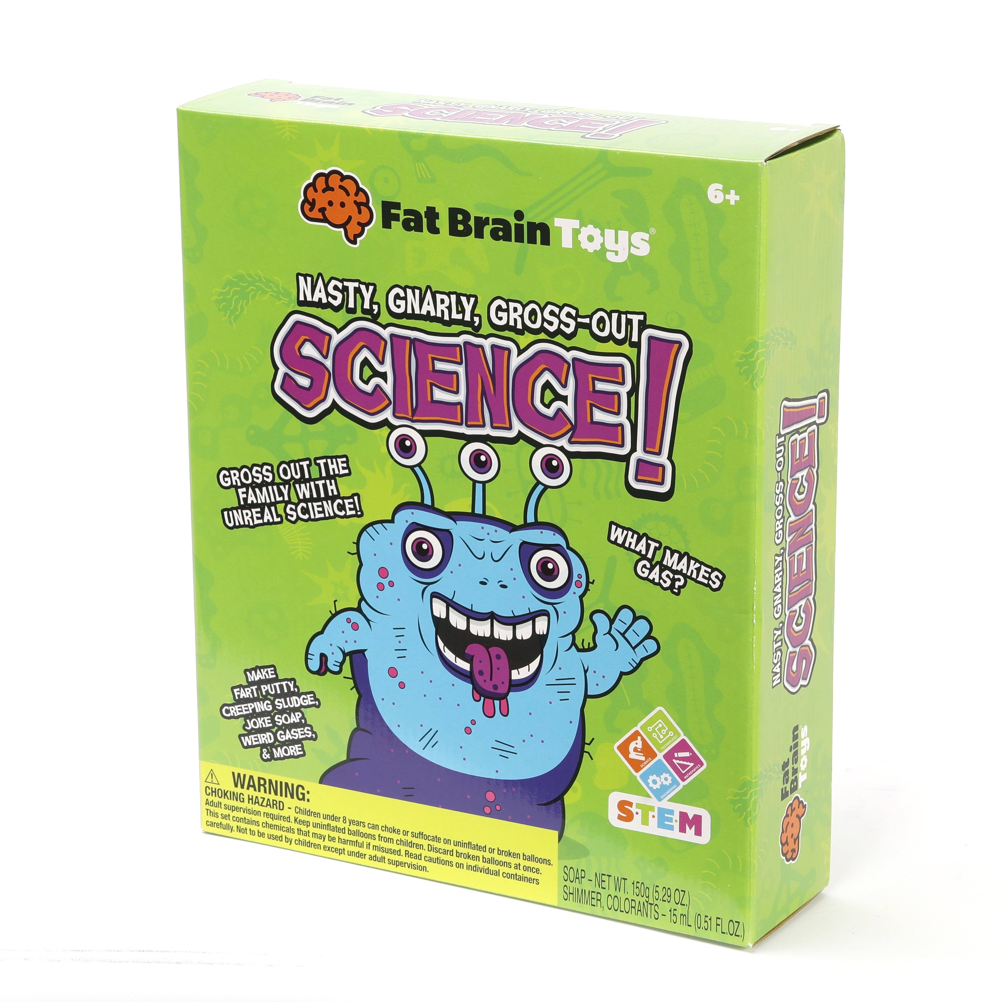 Fat Brain Toys Disgusting Science Kit Science & Nature for Ages 6 to 9 ...