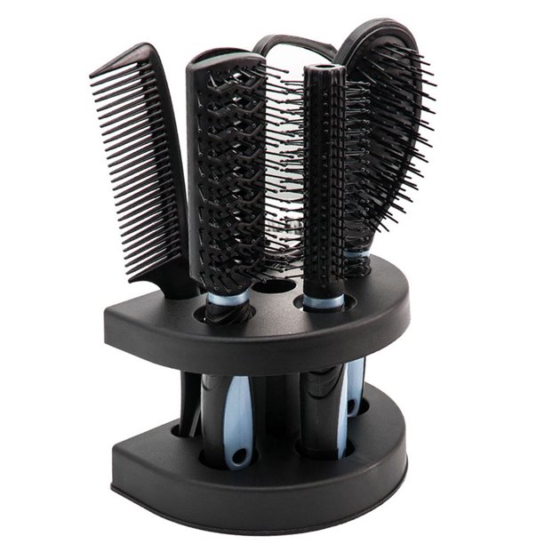 HOTBEST 5 PCS Hair Brush Comb Set Ladies Women Hair Care Massage with ...