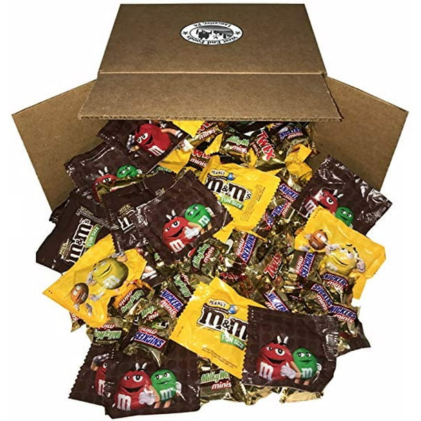 Candy Assorted Snack Pack of Snickers Bar, MMs Chocolate, MMs Peanuts ...