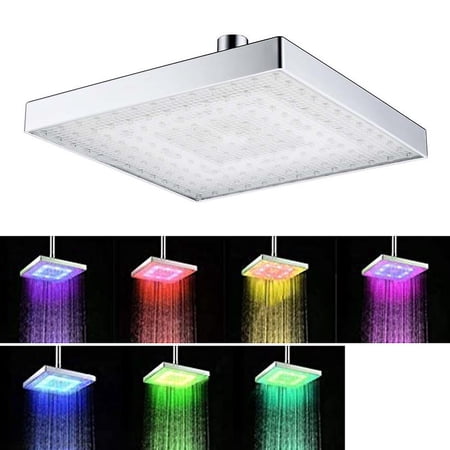 Plusieurs couleurs Led Pomme de douche Salle de bain Pommes de douche à ...