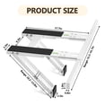 Window AC Bracket Heavy Duty Support For Single and Double-Hung Windows ...