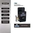 Defiant Radius Matte Black Single Cylinder Electronic Keypad Deadbolt ...