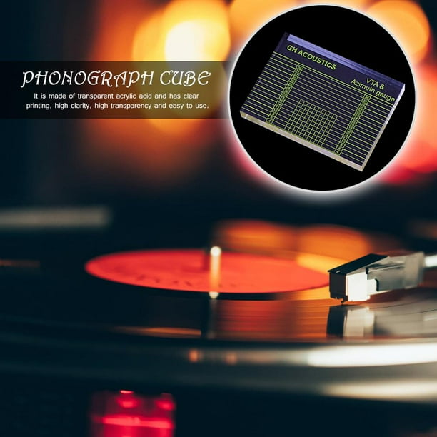 Clairlio VTA Cartridge Azimuth Alignment Ruler for Turntable Phono ...