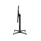 24" X 24" X 30" Black Metal Folding Table - Walmart.com