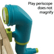 Blue Rabbit Play Mega Periscope for Outdoor Playsets, Turquoise/Lime ...