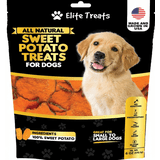 Elite Treats Sweet Potato Dog Treats 100% Sweet Potato Natural Grain ...