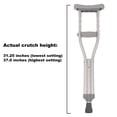 PCP Push-Button Crutches, Chrome, Child Size HSA/FSA Eligible - Walmart.com