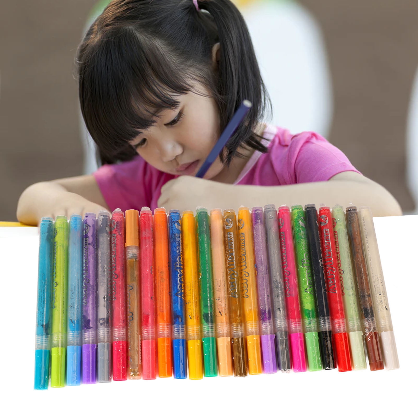 Click here for Loewten 24 Colors Marker  Waterproof Acrylic Pen M... prices