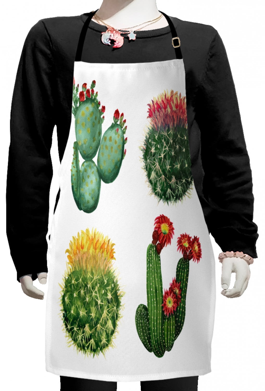 Cactus Kids Apron, Watercolor Artwork Inspired by Tropical Nature ...