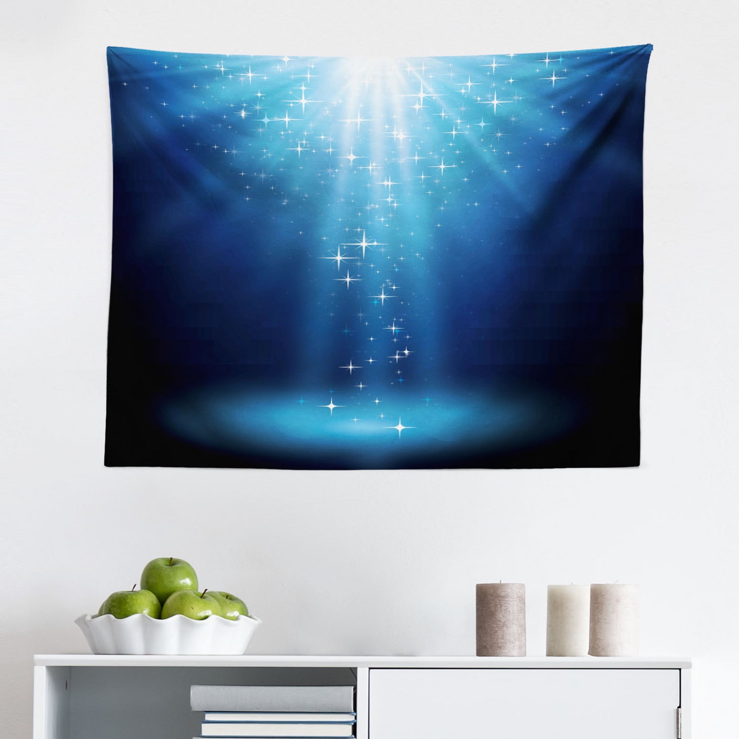 Magic Tapestry, Magic Fantasy Celebration Swirling Stars with Tail ...