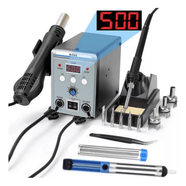 Estacion De Cautín Tipo Lápiz Pistola De Calor 2 En 1 Negro | Bodega Aurrera en línea