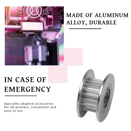 Aluminum Passive Synchronous Wheel H-type Belt Pulley 3D Passive Wheel ...