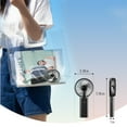 Portable Handheld Mini Fan, Neck Fan, 3000mAh Desk Fan, 180° Adjustable ...