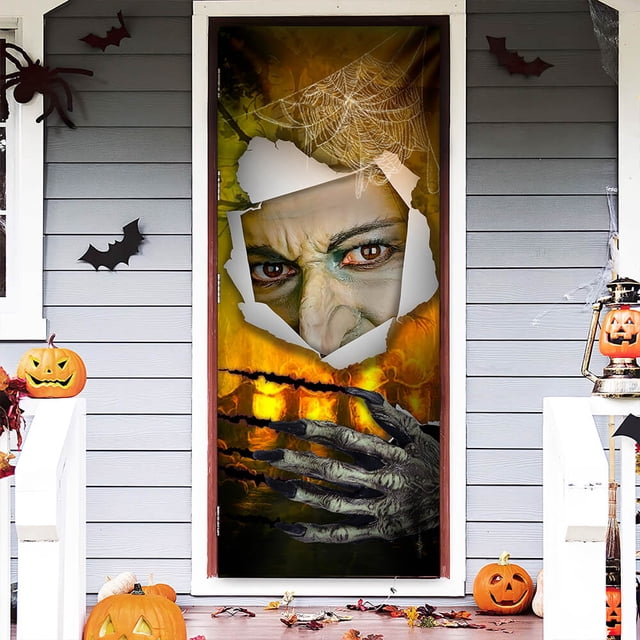 Halloween Door Cover, Halloween Decorations, Magic NTT27D - 30" x 80 ...