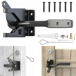 JUBEST Double Side Gate Latch for Wooden Fence Heavy Duty Swinging Door ...