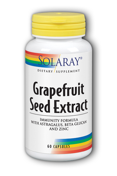 Solaray Grapefruit Seed Extract Immunity Formula 60 Capsules - Walmart.com