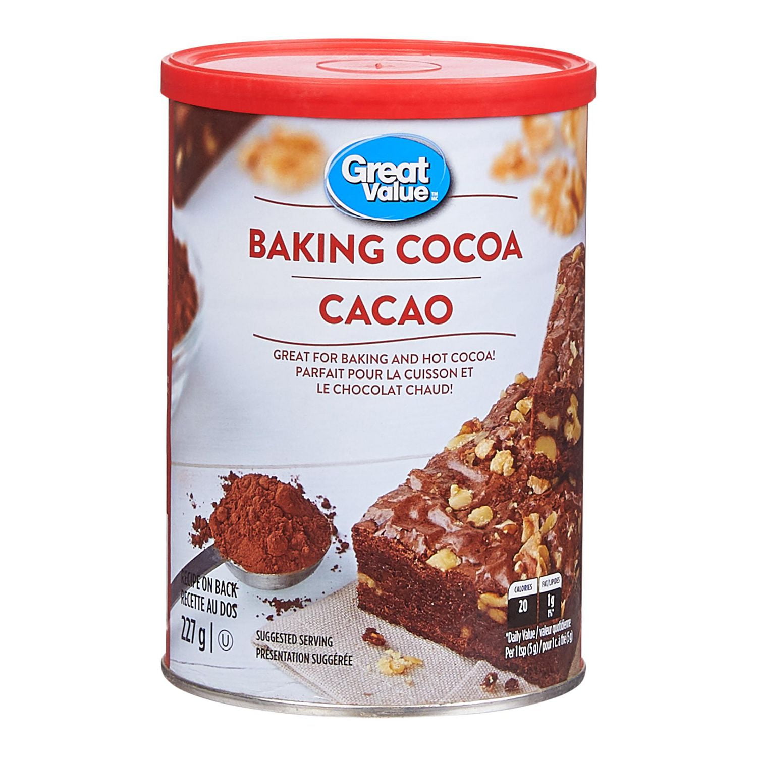 Click here for Great Value Baking Cocoa Powder 227 G prices