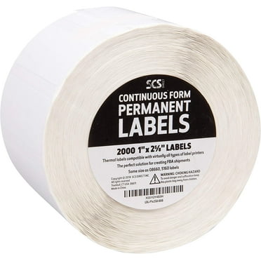 - 3" x 5" Direct Thermal Labels - Compatible with Zebra & Rollo Desktop ...