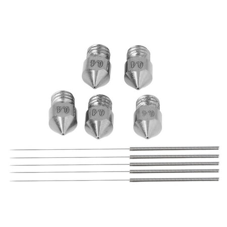 Nozzle Cleaning Needle Kit, M6 Male Thread Lightweight MK8 Nozzle ...