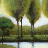 Free Shipping! Masterpiece Art Gallery Trees in Reflection Canvas Art ...