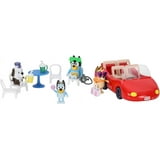 Bluey's Escape Convertible Figure Set (Includes: Bluey, Chilli, Bandit ...