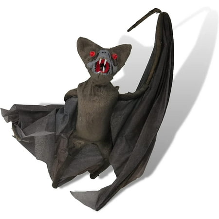 Vampire Bat Spooky Hanging Halloween Decorations, Bats with Red, Light ...
