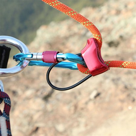 Rope Belay Rappel Device Safety V-Grooved Mountaineering Rigging ...