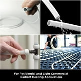 PEX-A Pipe 2 Inch x 100 Feet, White Tubing Water Plumbing, Potable ...