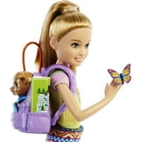 Barbie Stacie Camping Doll with Puppy & Travel Playset for 3-7 Year ...
