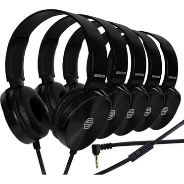 Egghead Stereo School Headphones with Leatherette Ear Cushion for ...