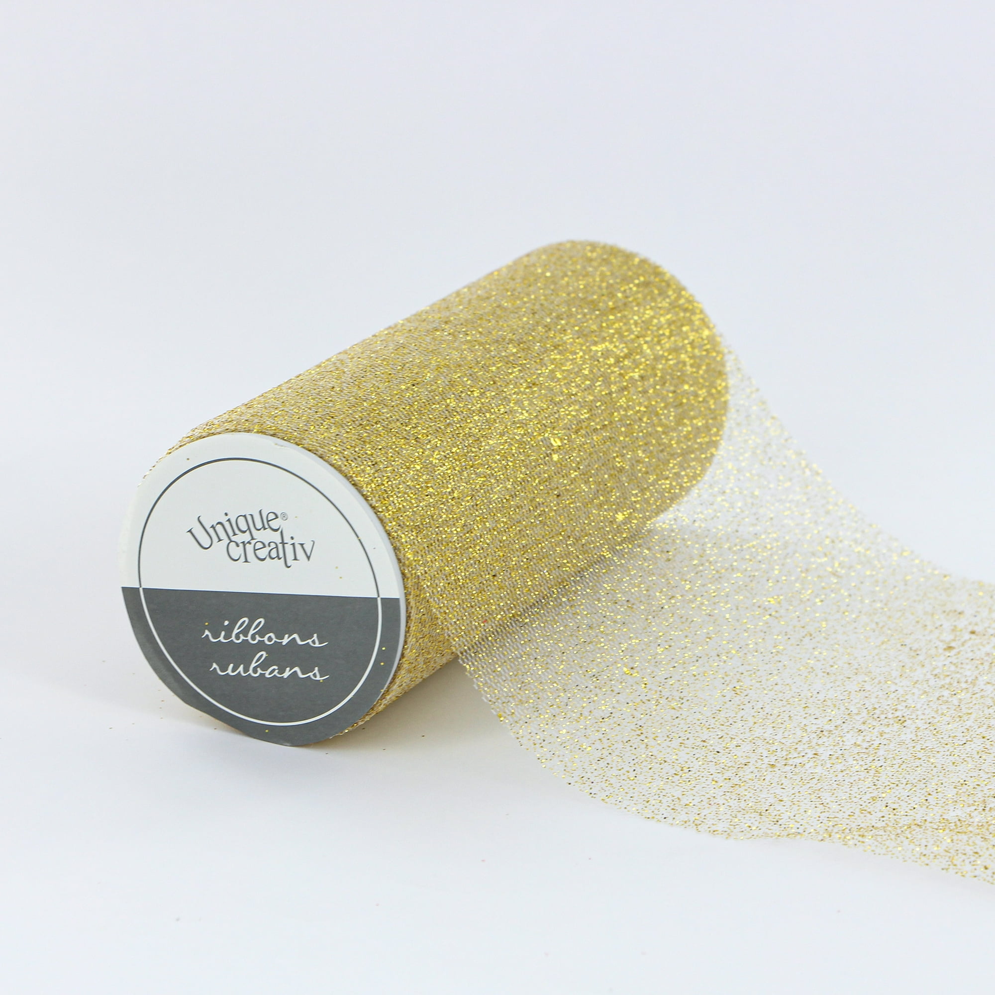 Click here for Unique Creativ  Ribbon  Tulle  Gold  100 Nylon  15... prices