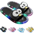 Light Up Slippers For Women, Sensor Glow Sandals Cute Cartoon Eyes ...