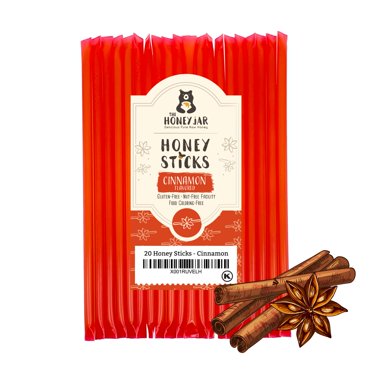 The Honey Jar - Assorted Variety Pack Honey Sticks - 50 Count Package ...