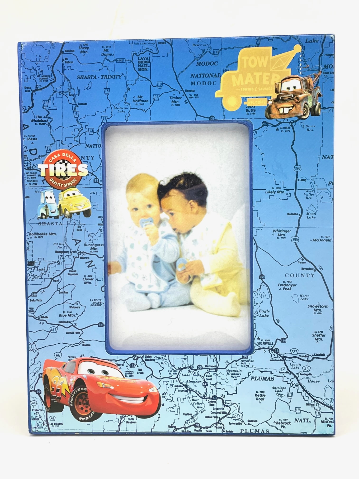 Disney Pixar Cars Photo Frame - Blue Picture Frame - Walmart.com