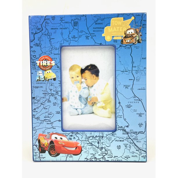 Disney Pixar Cars Photo Frame - Blue Picture Frame - Walmart.com