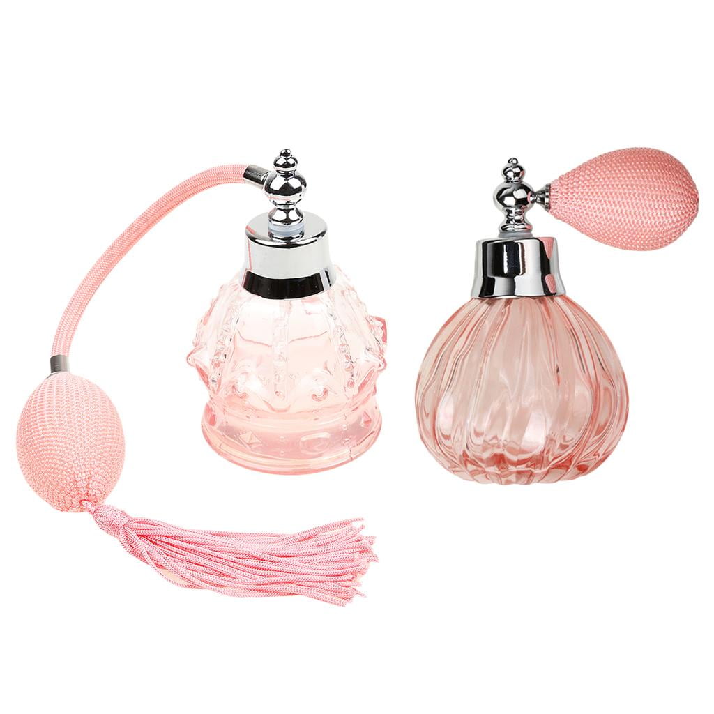 2x Perfume Bottle Long Bulb Tassel 100ml Pink - Walmart.com